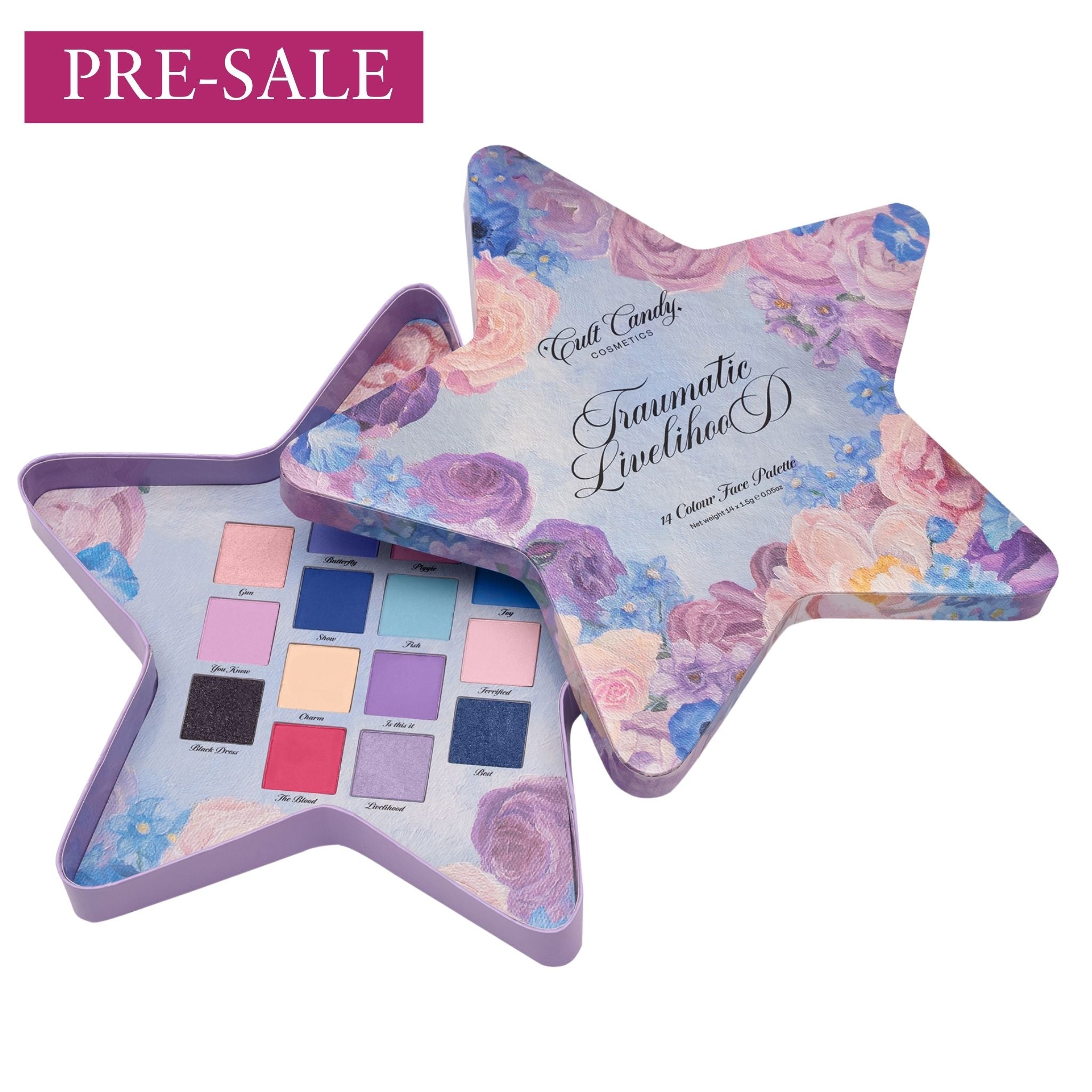 PRE-ORDER: Traumatic Livelihood Face Palette (Ships January) – Cult Candy Cosmetics